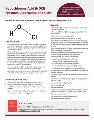 Home | Hypochlorous Acid (HOCl)